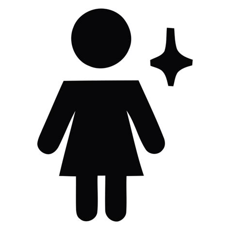 Premium Vector Black Silhouette Essence Reflecting Feminine Identity