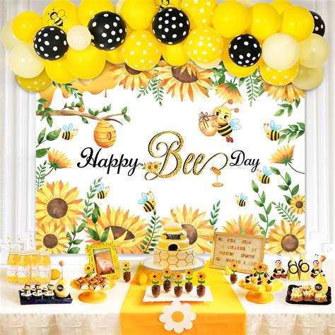 Bee Birthday Decorations Happy Bee Day