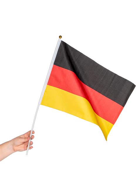 Bandiera Germania 30 Cm X 45 Cm Con Asta Vegaooparty