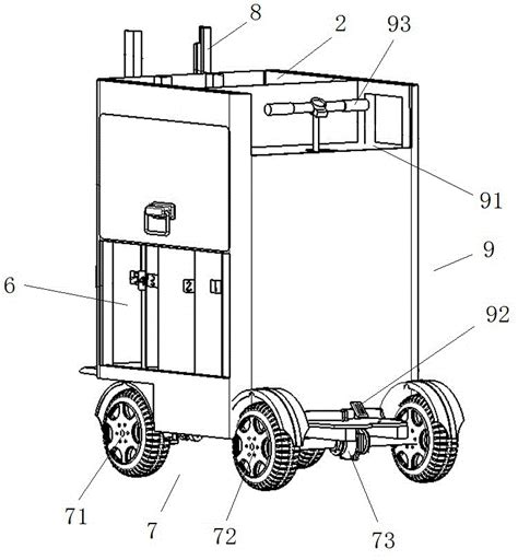 具有大型货物装卸装置的快递车的制作方法