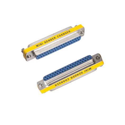 DB Male To Female Mini Gender Charger Adapter Serial Port Saver