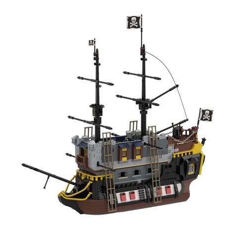 Moc 160411 Pirate Ship Model Assembly Toy By Allirvinexperts
