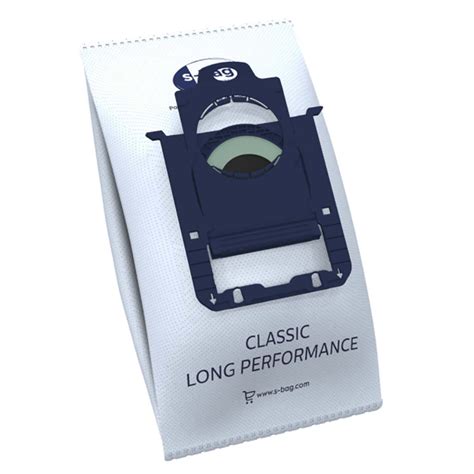 E201S s-bag Vacuum Cleaner Bag Classic Long Performance 4 pcs