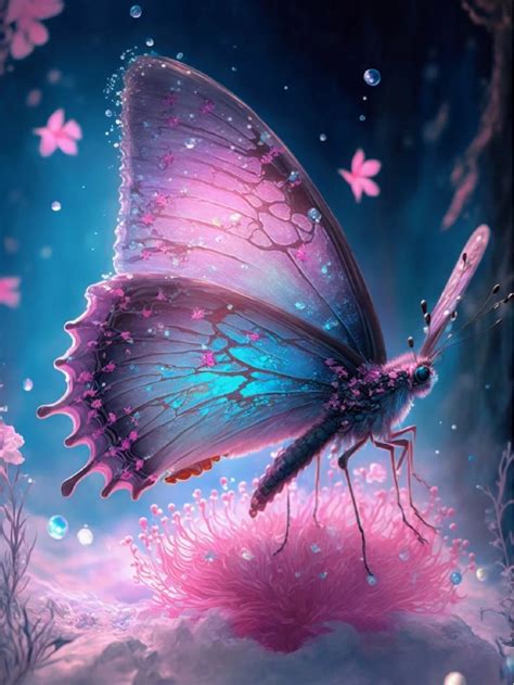 Plakat Z Malowaniem Diament W Fantasy Motyl Diamentowy Zestawy Do Malowania Cena Opinie