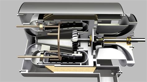 Microturbine Autocad 3d Cad Model Grabcad
