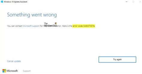 Fix Error Code 0x8007007e On Windows 11 10 Windows Update Outlook Or