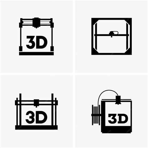 premium vector 3d printing