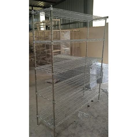 6 Ft Stainless Steel Smt Stencil Storage Rack Capacity 500kg Load