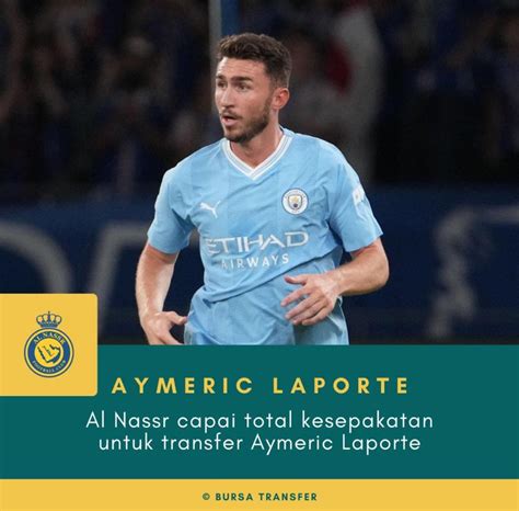 Aymeric Laporte Bek Manchester City Akan Gabung Bersama Al Nassr