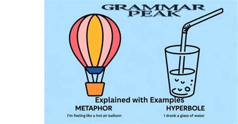 Metaphor Vs Hyperbole Explained With Examples Grammar Peak