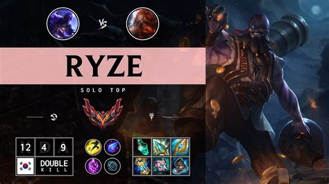 Ryze Top Vs Gragas Kr Grandmaster Patch 1414 Youtube