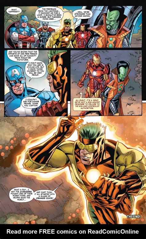 Read Online Avengers Assemble Featuring Captain Citrus Comic Issue 1