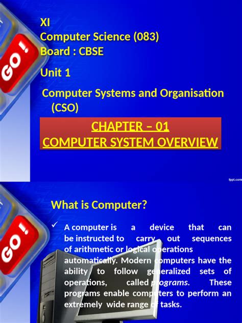 Chapter 1 Computer Fundamentals Xi Pdf Random Access Memory