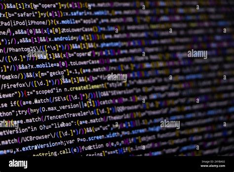 Coding screen of web developer programming codes Stock Photo - Alamy