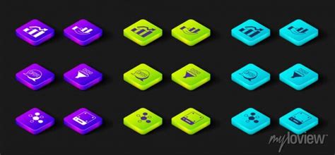 set mind map infographic server data analysis binary code posters