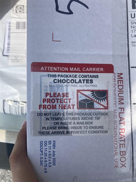 Taping Three Copies Of Customs Declaration Form To A Package R Usps