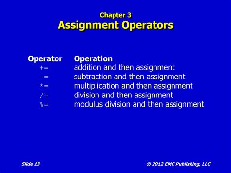 chapter 3 assignment statement ppt download