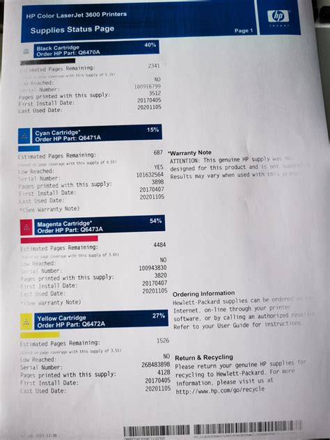 Krāsainais printeris Hewlett Packard 11311 - utrupe shop