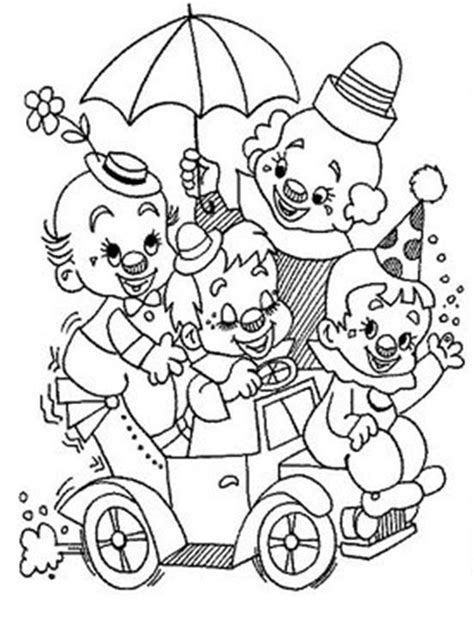 Coisinhas para Crianças Desenhos de Palhaços para Colorir