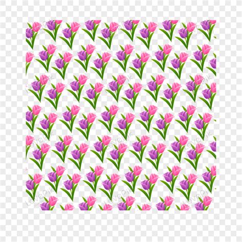 화려한 꽃 배경 패턴 Png 일러스트 무료 다운로드 Lovepik