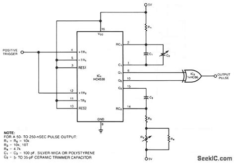Cmosshortpulsegenerator Alarmcontrol Controlcircuit Circuit