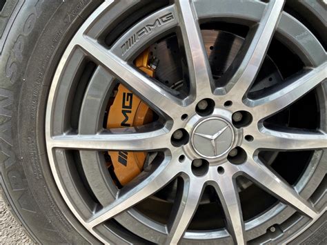 벤츠 Gla45 Amg 카본 세라믹 골드 캘리퍼 도색 네이버 블로그