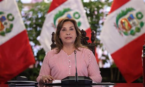 La Presidenta Dina Boluarte Anuncia Un Plan De Recuperación Económica