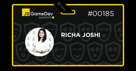 Richa Joshi On Linkedin Check Out My Badge And Claim Your Free Js Gamedev Summit 2023 Remote Ticket