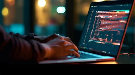 Concepto De Desarrollo De Software Programador De Codificación Ingeniero De Software Que Trabaja
