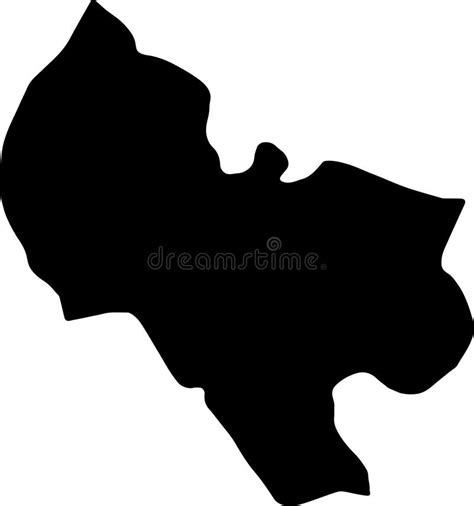 BÃ¬nh DÆ°Æ¡ng Vietnam Outline Map Stock Illustration Illustration Of