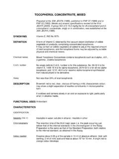 TOCOPHEROL CONCENTRATE, MIXED / tocopherol-concentrate-mixed.pdf / PDF4PRO