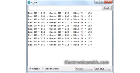 TCS3200 TCS230 Color Sensor Working And Arduino Interface Electronic Smith