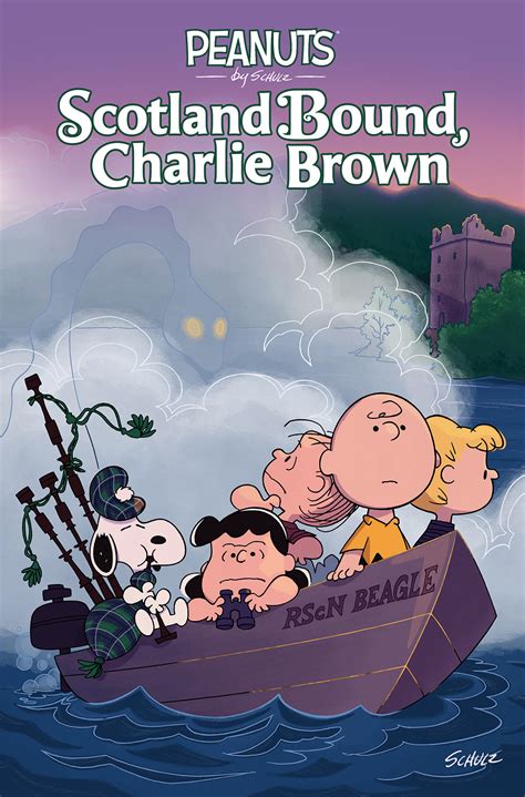 Peanuts Scotland Bound Charlie Brown Graphic Novel Comichub