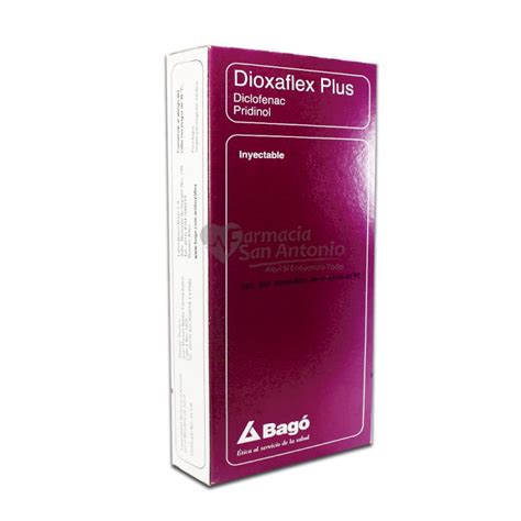 Dioxaflex Plus 75mg X 3 Amp And Farmacia San Antonio