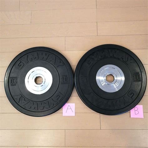 Gymway ジムウェイ 薄型トレーニングバンパープレート 10kg×2枚セット メルカリ