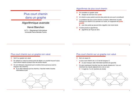 Graphes Chemin