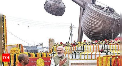 Grand Welcome To Pm A Glimpse Of New Indias Navya Ayodhya Yogi Lucknow News Times Of India