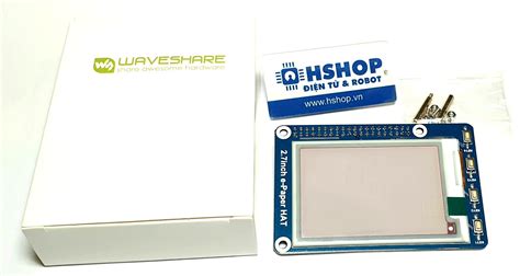 Waveshare Inch E Ink Display Hat For Raspberry Pi Three Color B