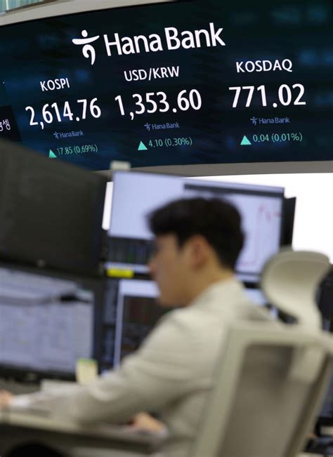 코스피 외국인·기관 동반 매수세2600선 넘어
