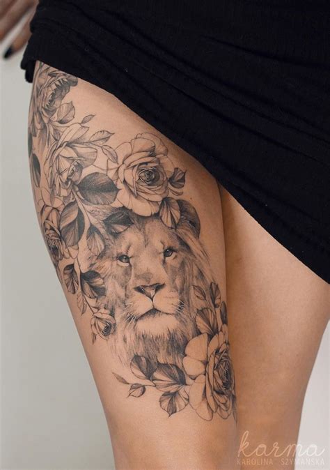 Lion Tattoo On Thigh Artofit
