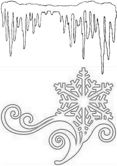 Витинанки сніжинки на вікна скачати шаблони