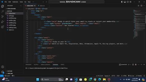 how i created a netflix front page clone using html and css hadi