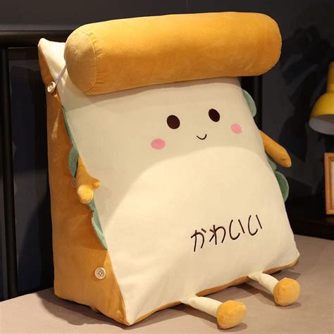 Funny Bread Hold Pillow Kawaii Fashion Shop Cute Asian Japanese Harajuku Cute Kawaii Fashion