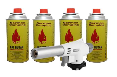 Palnik gazowy opalarka gazowa 4x gaz 400ml turystyczny w Wrocław