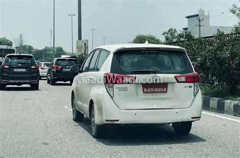 Toyota Innova Crysta Cng Variant Spied On Test In India Again