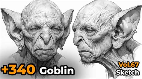 Artstation 340 Goblin Sketch Reference 4k Artworks