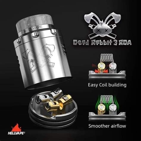 Hellvape Dead Rabbit 3 Rda Hellvape Rda Vapelink Australia