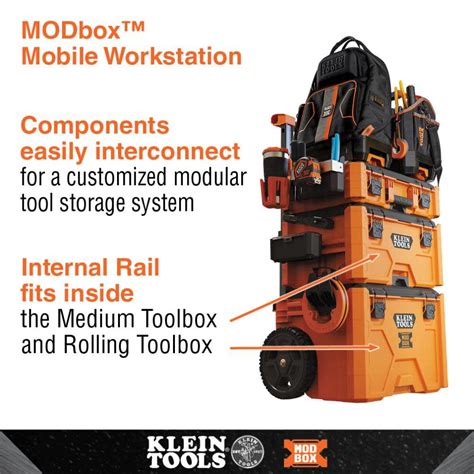 Klein Tools Modbox Internal Rail Accessory 54818mb From Klein Tools Acme Tools