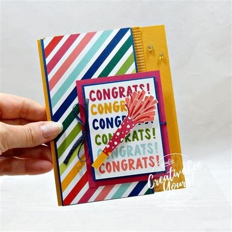 Congrats Fun Fold Congratulations Card Cards Stampin Up Cards