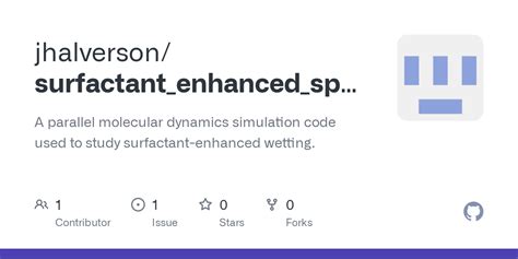Github Jhalversonsurfactantenhancedspreading A Parallel Molecular